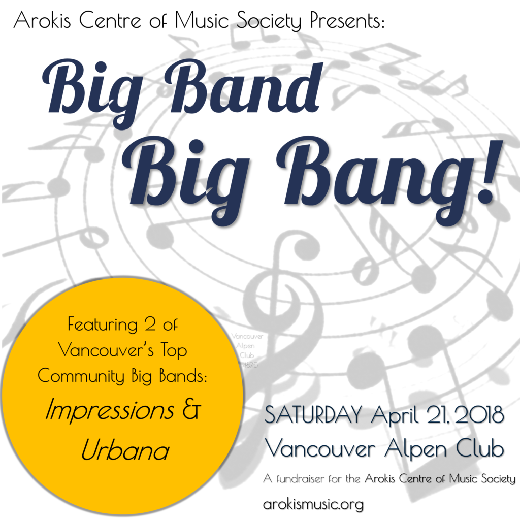 Big Band Big Bang! 2018 Edition - Arokis Centre of Music Society